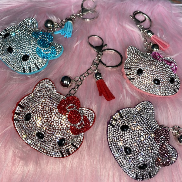 Hello Kittys Key Chain - Etsy