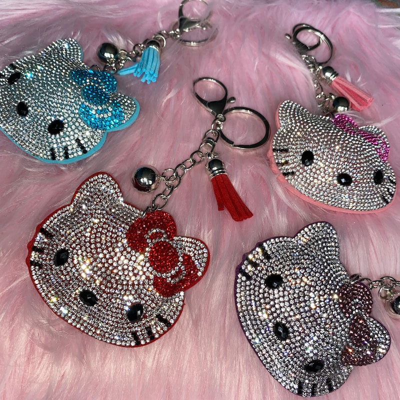 Hello Kittys Key Chain - Etsy