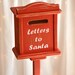 Wooden Santa's Letter Box, Photography Props, Christmas Ornament, Home ...