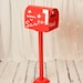 Wooden Santa's Letter Box, Photography Props, Christmas Ornament, Home ...