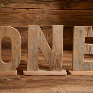 Wooden ONE Sign: First Birthday Photography Prop - Etsy