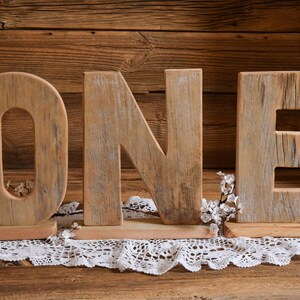 Wooden ONE Sign: First Birthday Photography Prop - Etsy