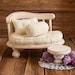 Wooden Chaise Longue With Pillows Photography Prop, Newborn and ...
