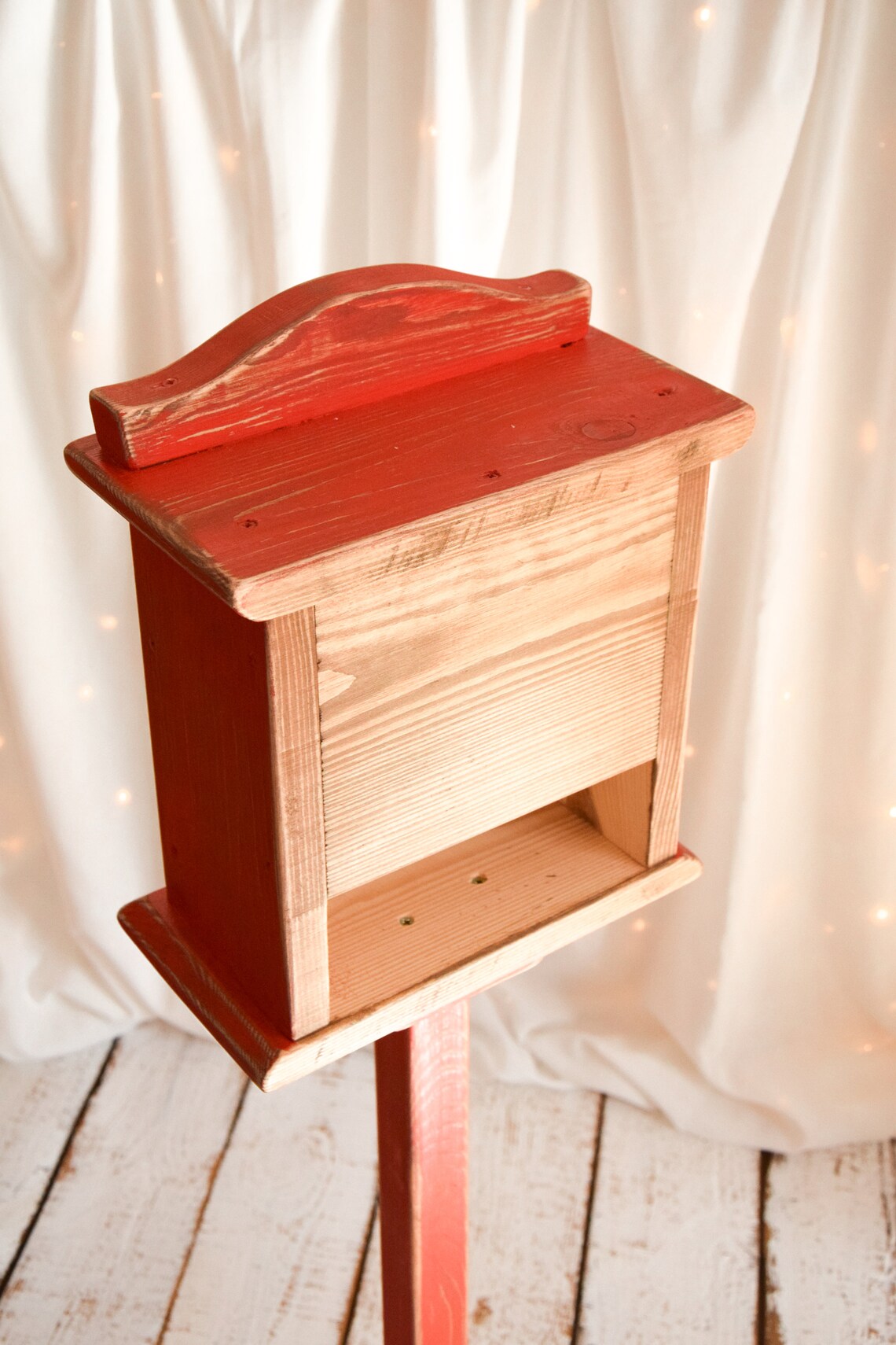 Wooden Santa's Letter Box, Photography Props, Christmas Ornament, Home ...