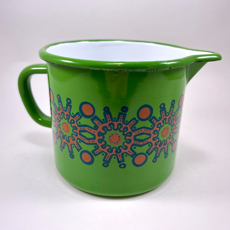 Enamel Pitcher - Etsy
