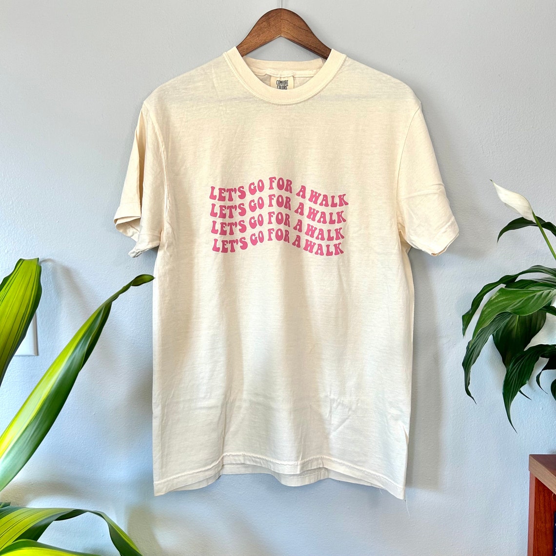 Lets Go for A Walk Tee Shirt Hiking Shirt Adventure Tee Shirt Walking ...