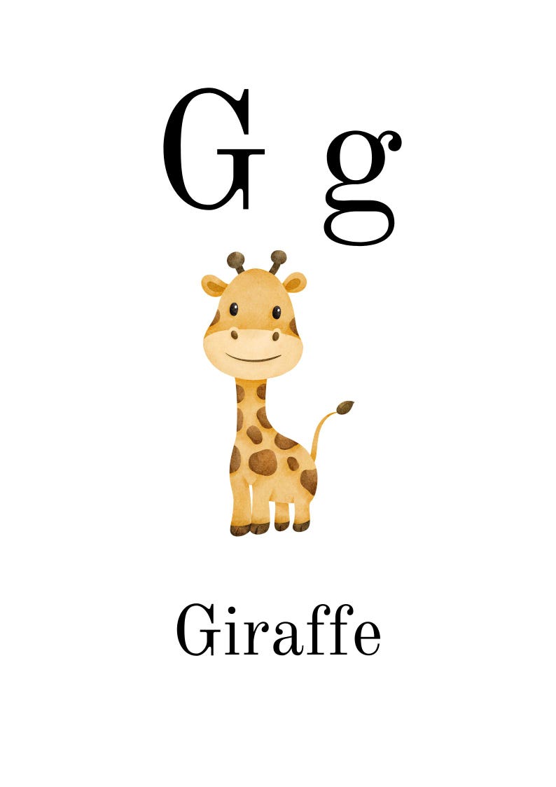 Coolest ABC Printable – Fun Alphabet Flashcards for Kids | A-Z Learning ...
