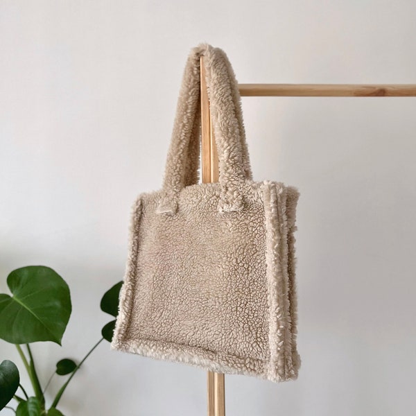 Fuzzy Tote Bag - Etsy