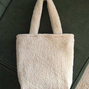 Fluffy Bag, Furry Tote Bag, Faux Fur Bag, Y2k Bag, Teddy Bear Tote Bag ...