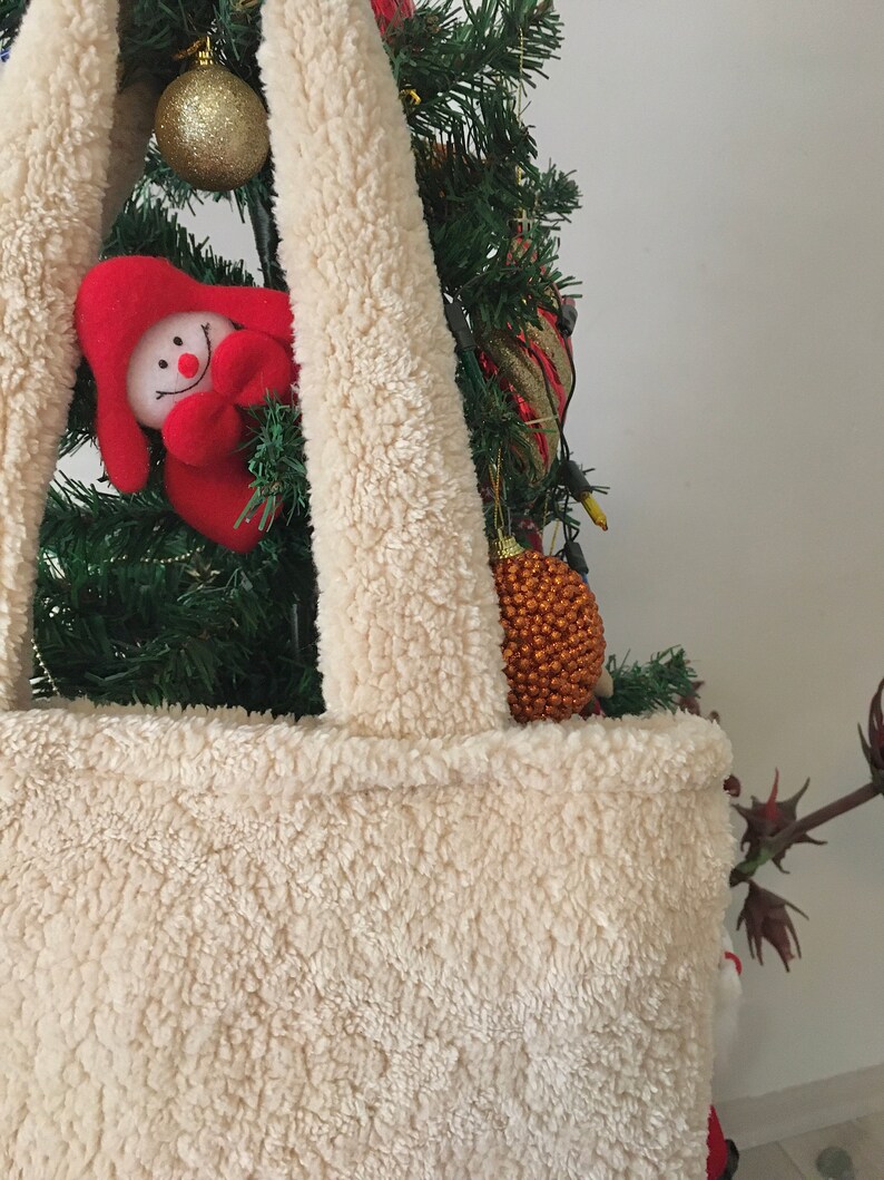 Fluffy Bag, Furry Tote Bag, Faux Fur Bag, Y2k Bag, Teddy Bear Tote Bag ...