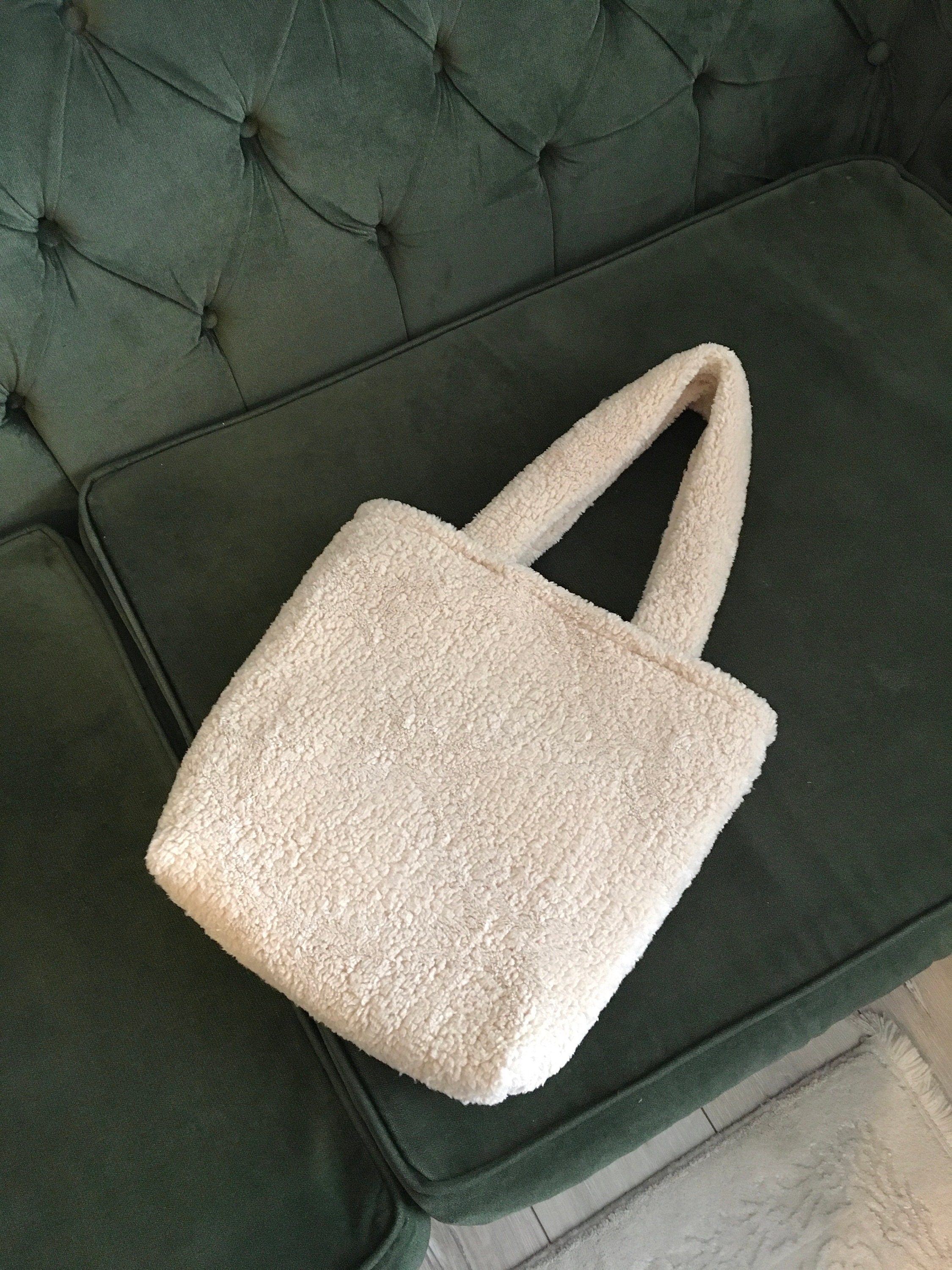 Fluffy Bag, Furry Tote Bag, Faux Fur Bag, Y2k Bag, Teddy Bear Tote Bag ...