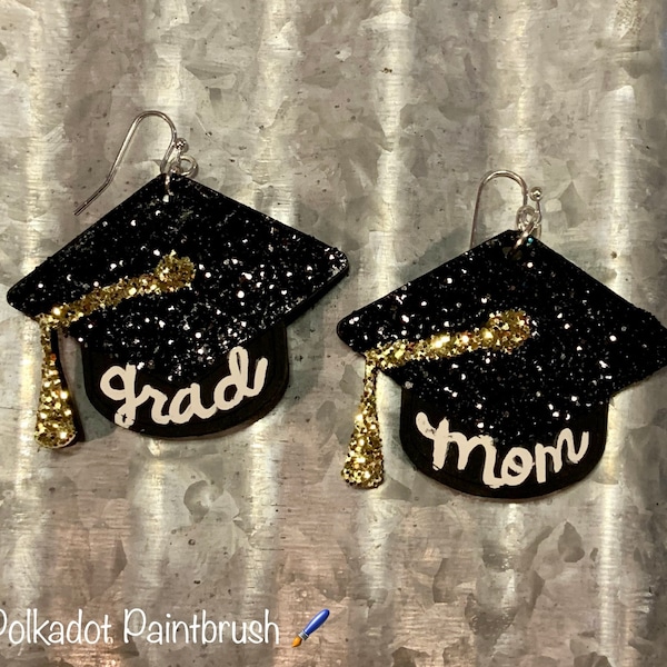 Graduation Earrings - Etsy
