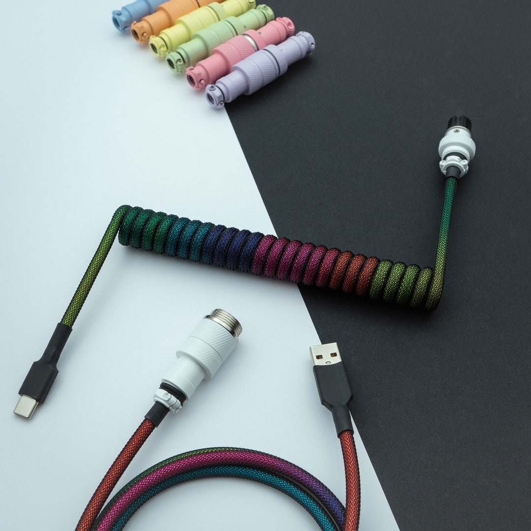 Coiled Keyboard Cable Keyboard Cable Coiled Cable Keyboard - Etsy