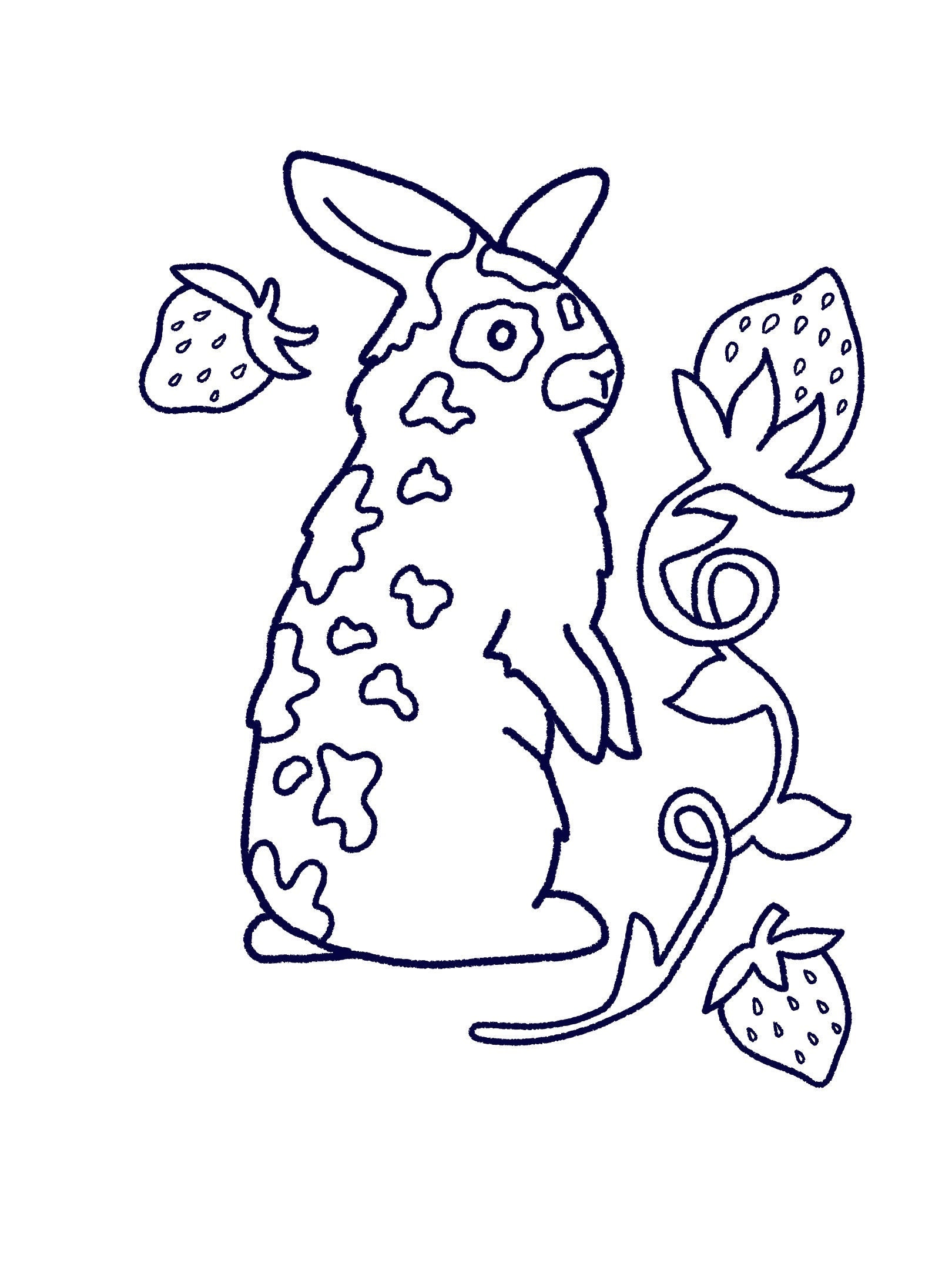 Coloring Pages Of Cute Bunnies