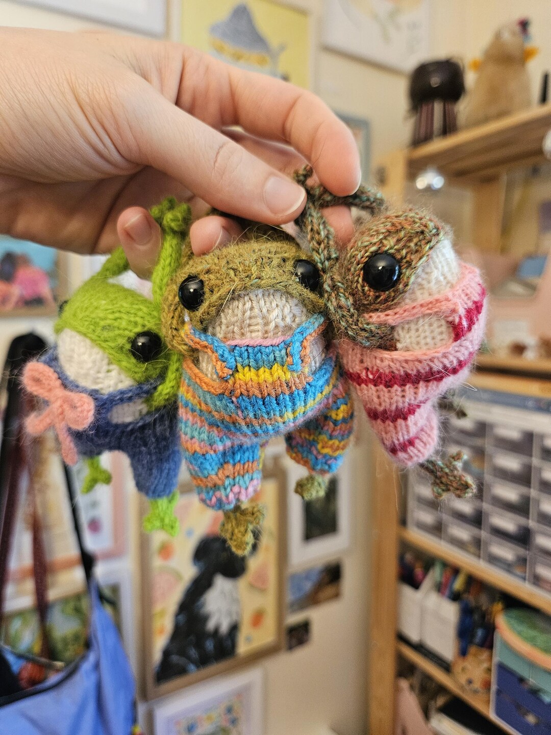 Special Edition Stripe: the Original Mini Frog Bag Friend Cute Mini ...