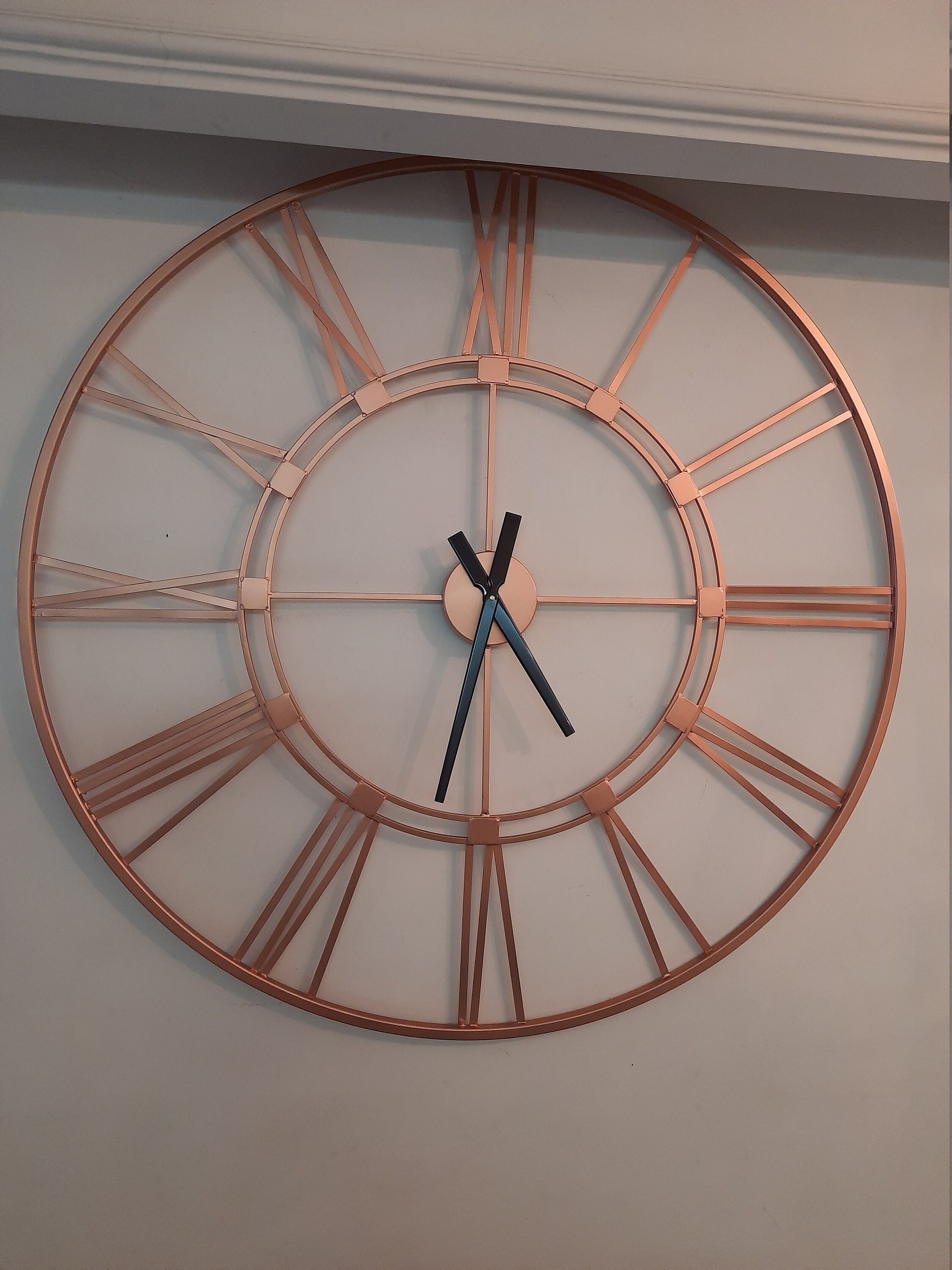 Metal Skeleton Clock