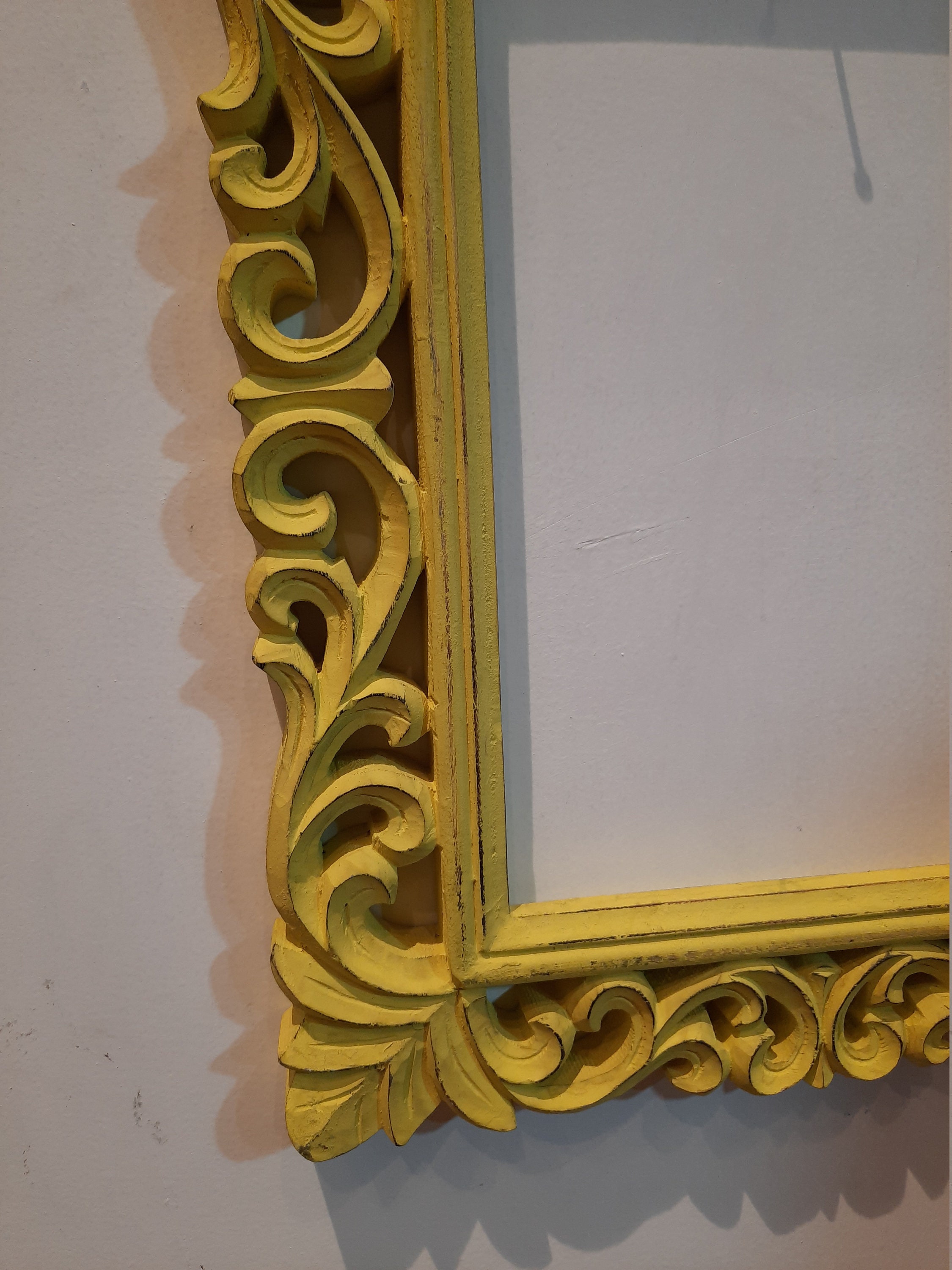 Wooden Handcrafted Mirror Frames Handmade Buy 1 Get 1 Free Engraved ...