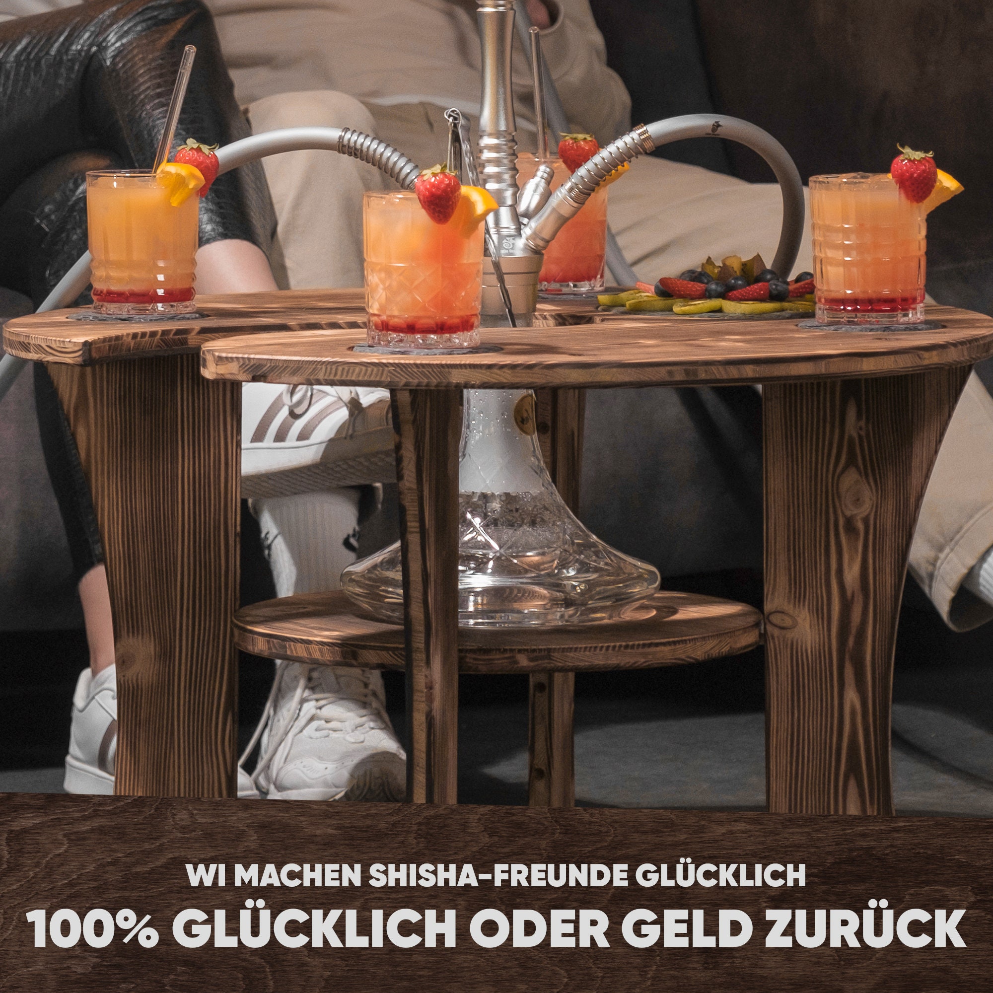 Shisha Table With Accessories Natural Slate Coasters for - Etsy