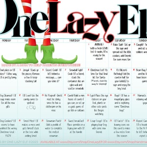 26 Days of Elf Pranks Kit: Christmas Activity Calendar - Etsy
