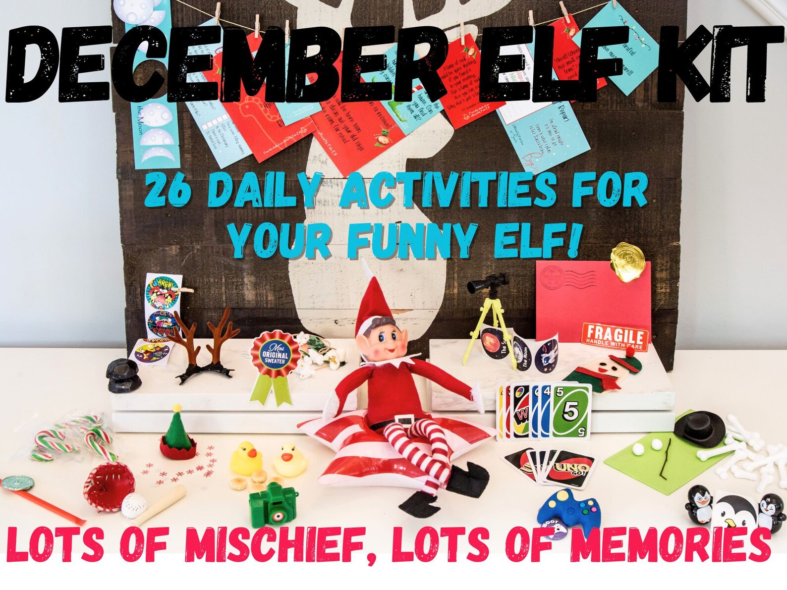 SHIPS NEXT DAY! | 26 Days of Elf Pranks, Antics & Mischief - All ...
