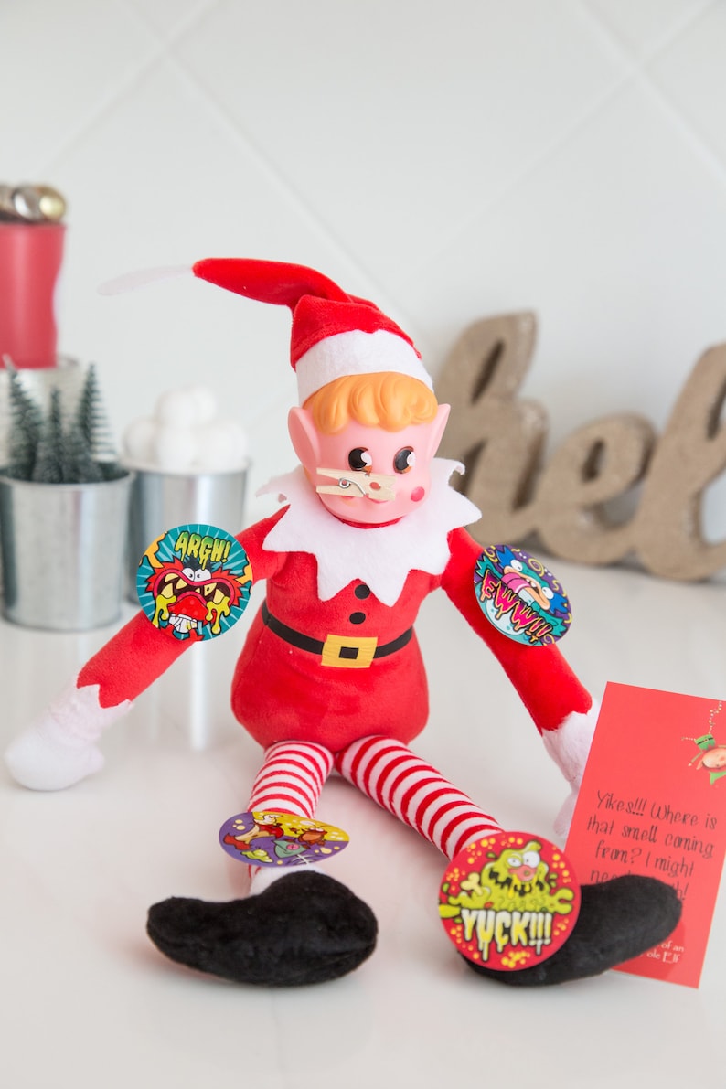 SHIPS TODAY! Best 26 Day Funny Elf Kit | Elf Props| Elf Antics Pranks ...