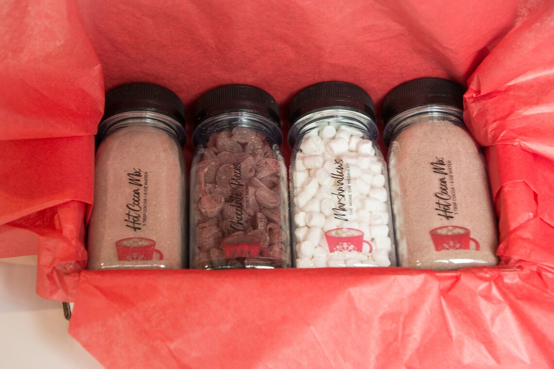 Christmas Hot Cocoa Gift Set: Marshmallows & Chocolate Sampler - Etsy