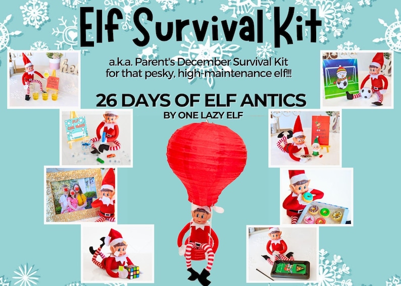 26 Days of Elf Antics Kit: Christmas Mischief Props & Accessories - Etsy