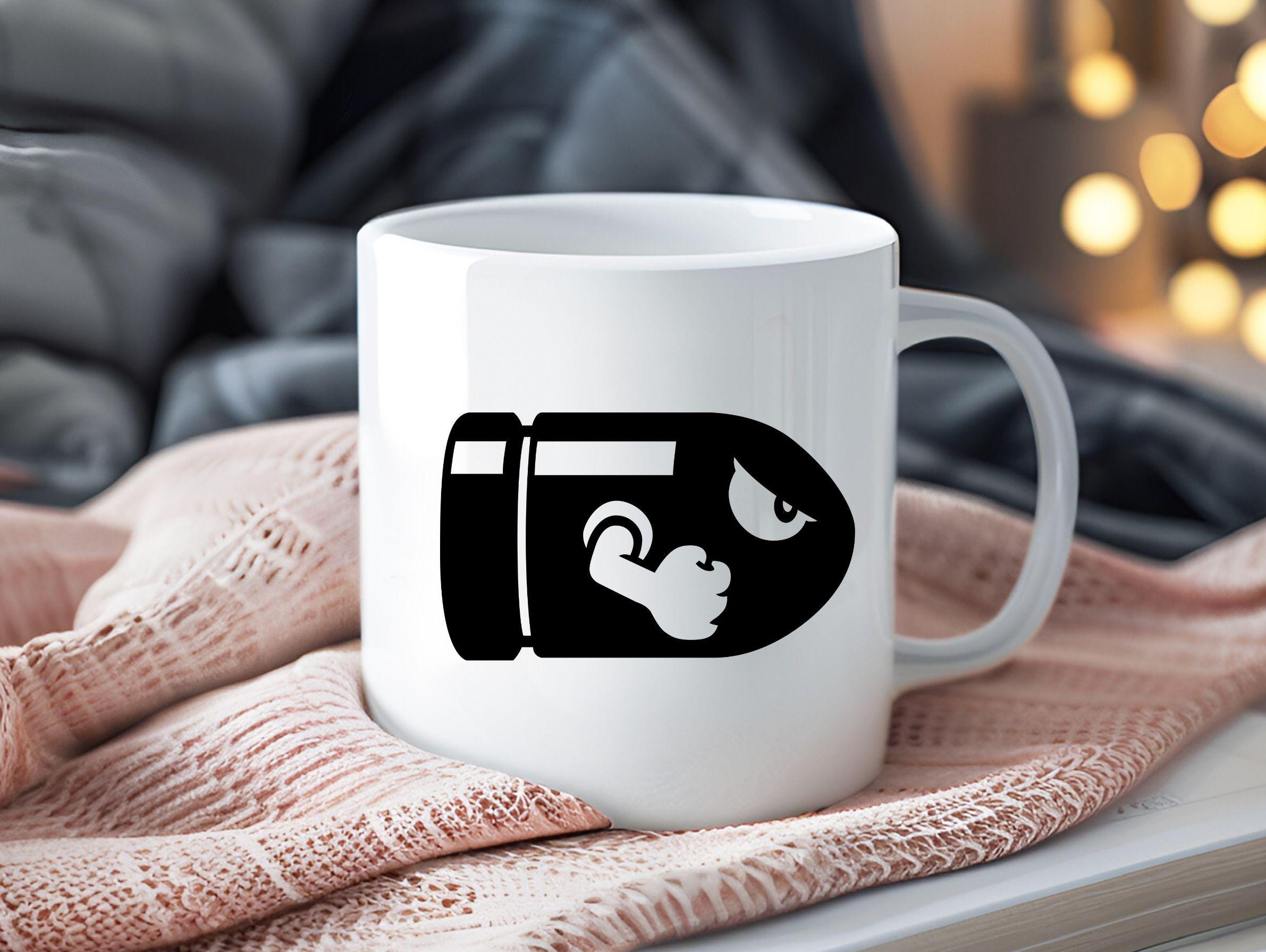 Bullet Bill and Banzai Bill SVG File, Bullet Bill From Super Mario Bros ...