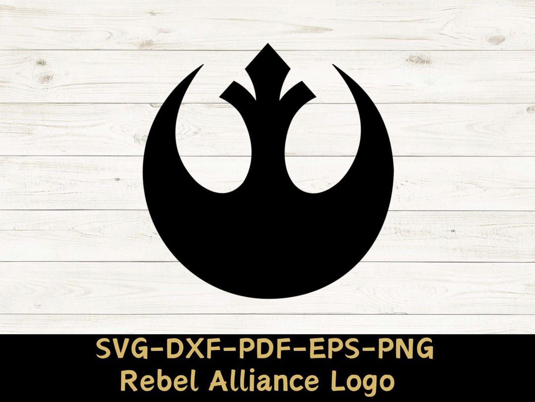Rebel Alliance Symbol SVG File, Star Wars Rebel Icon Download Digital ...