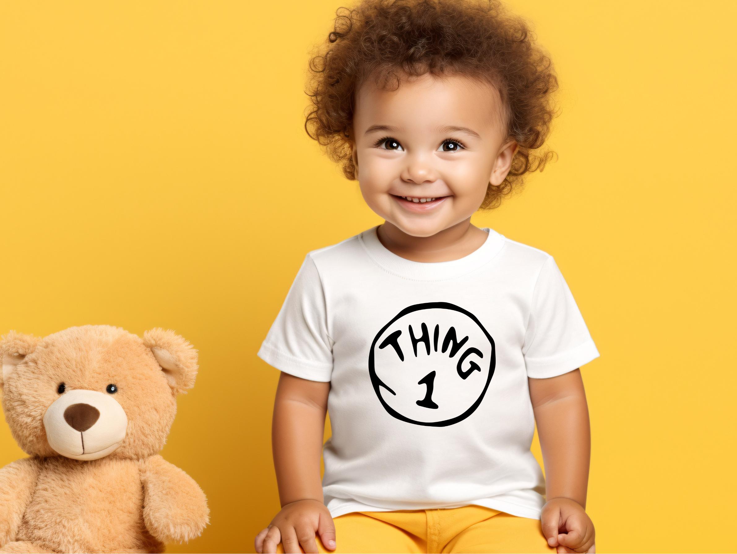 Thing 1 Thing 2 SVG File Bundle, Thing One and Thing Two Instant ...