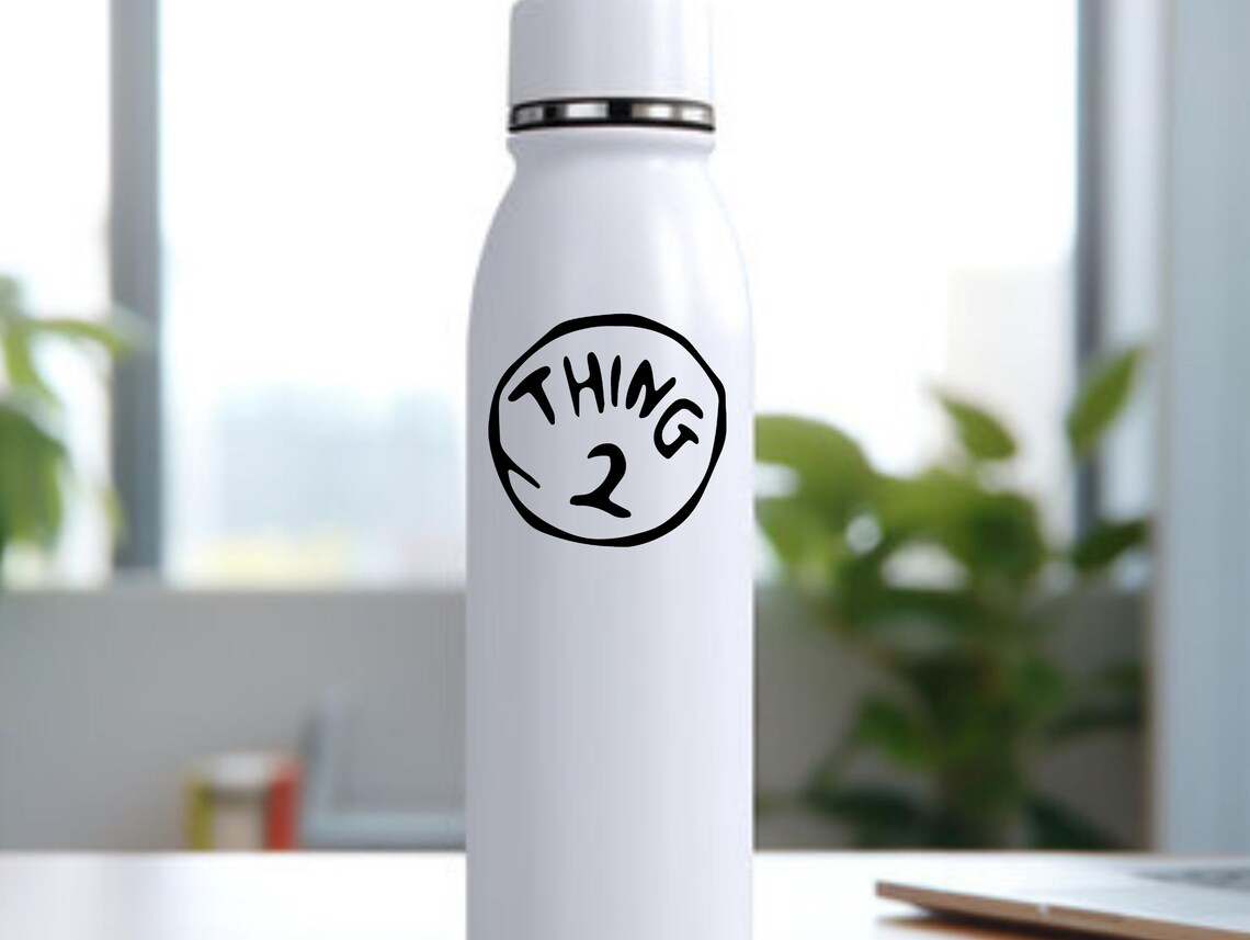 Thing 1 Thing 2 SVG File Bundle, Thing One and Thing Two Instant ...