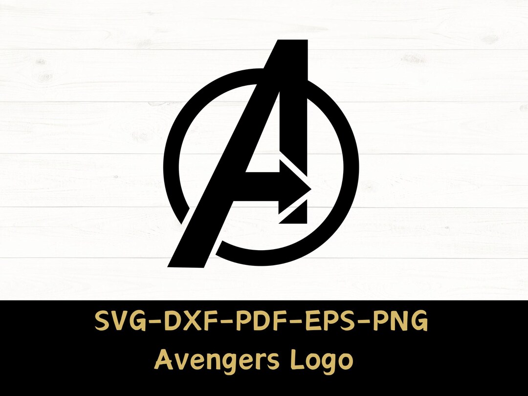 Avengers Symbol SVG File, Avengers Emblem - Insignia Download Digital ...
