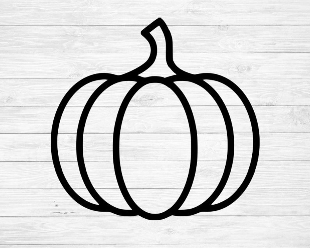 Pumpkin SVG / Fall Pumpkin SVG / Autumn Pumpkin Outline SVG ...