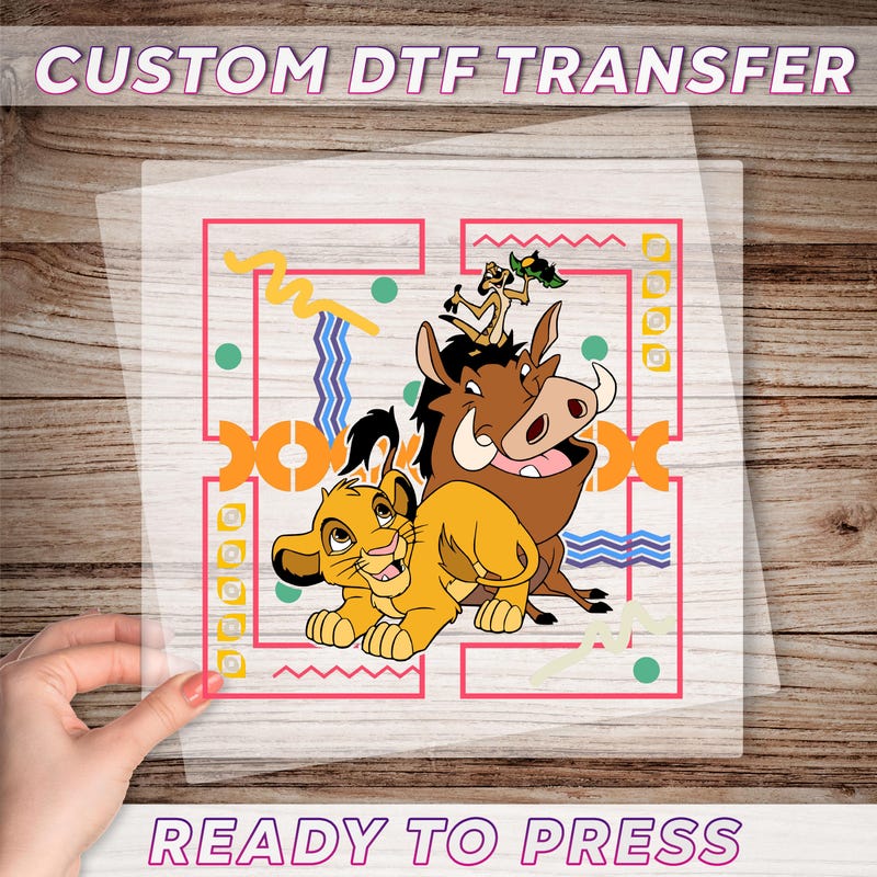 Dtf Transfers Lion - Etsy