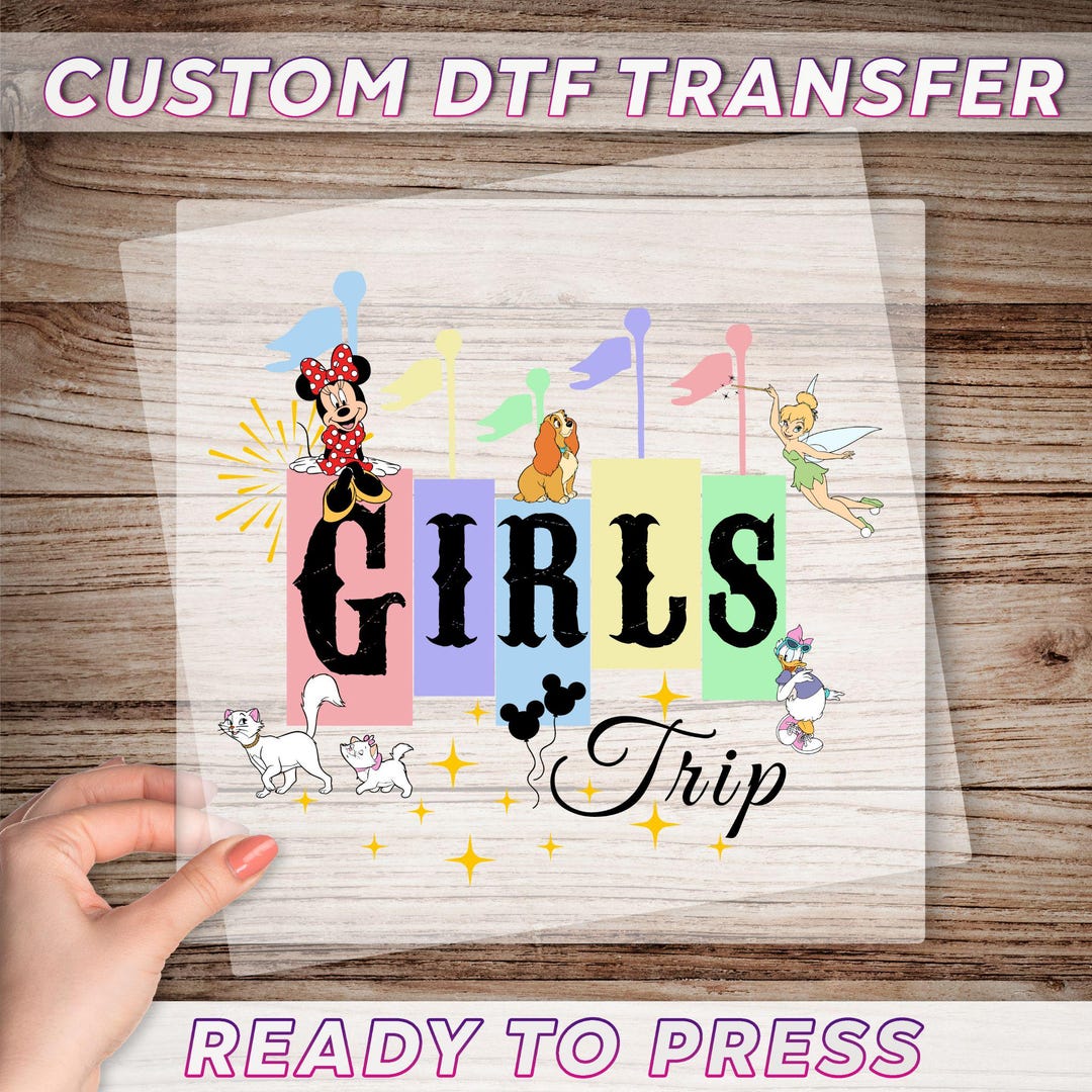 Disney Girls Trip DTF, Disneyworld Besties Matching, Disneyland ...