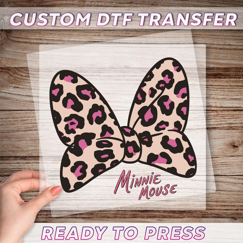 Leopard Minnie Mouse - Etsy