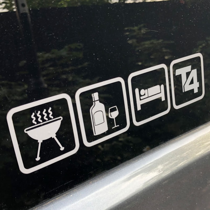 Vw T4 Window Stickers - Etsy UK