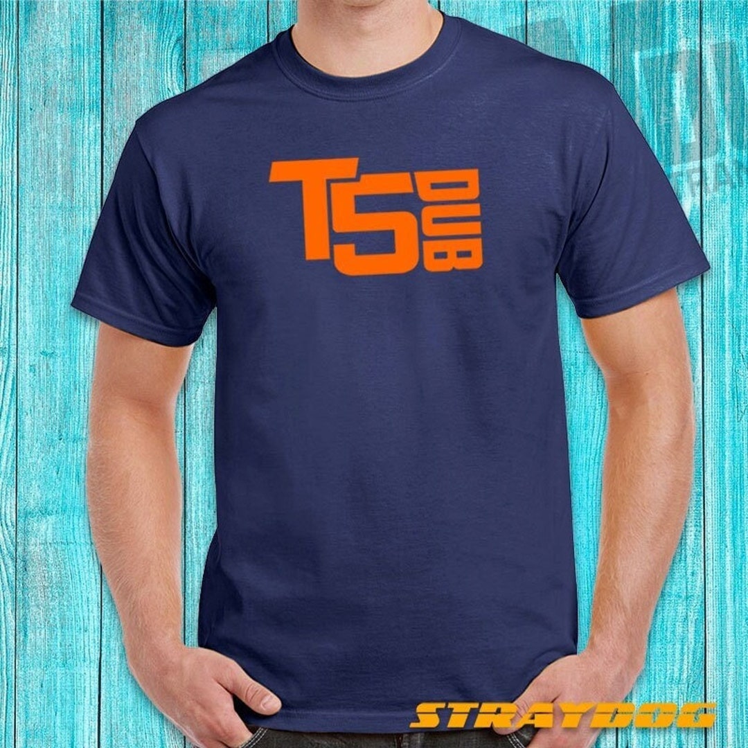 T5 DUB Navy Blue Heavy Cotton T-Shirt with 12 T5 Image Colour Choices ...