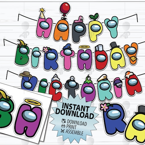 Among Us Banner - Etsy