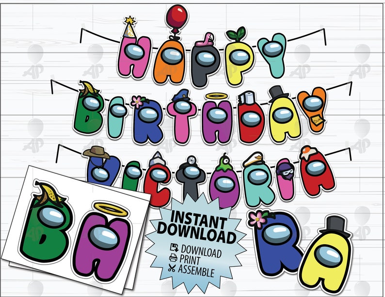 Among Us Banner - Etsy