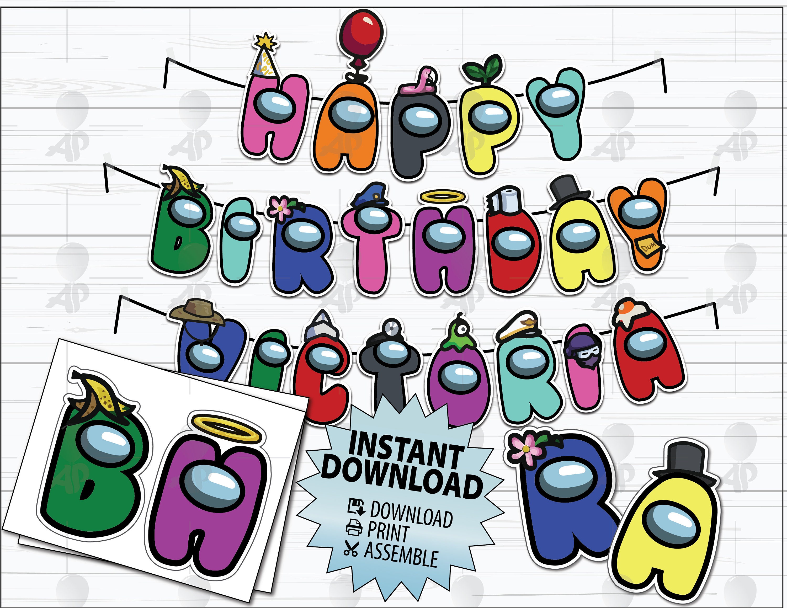 Among Us Banner - Etsy