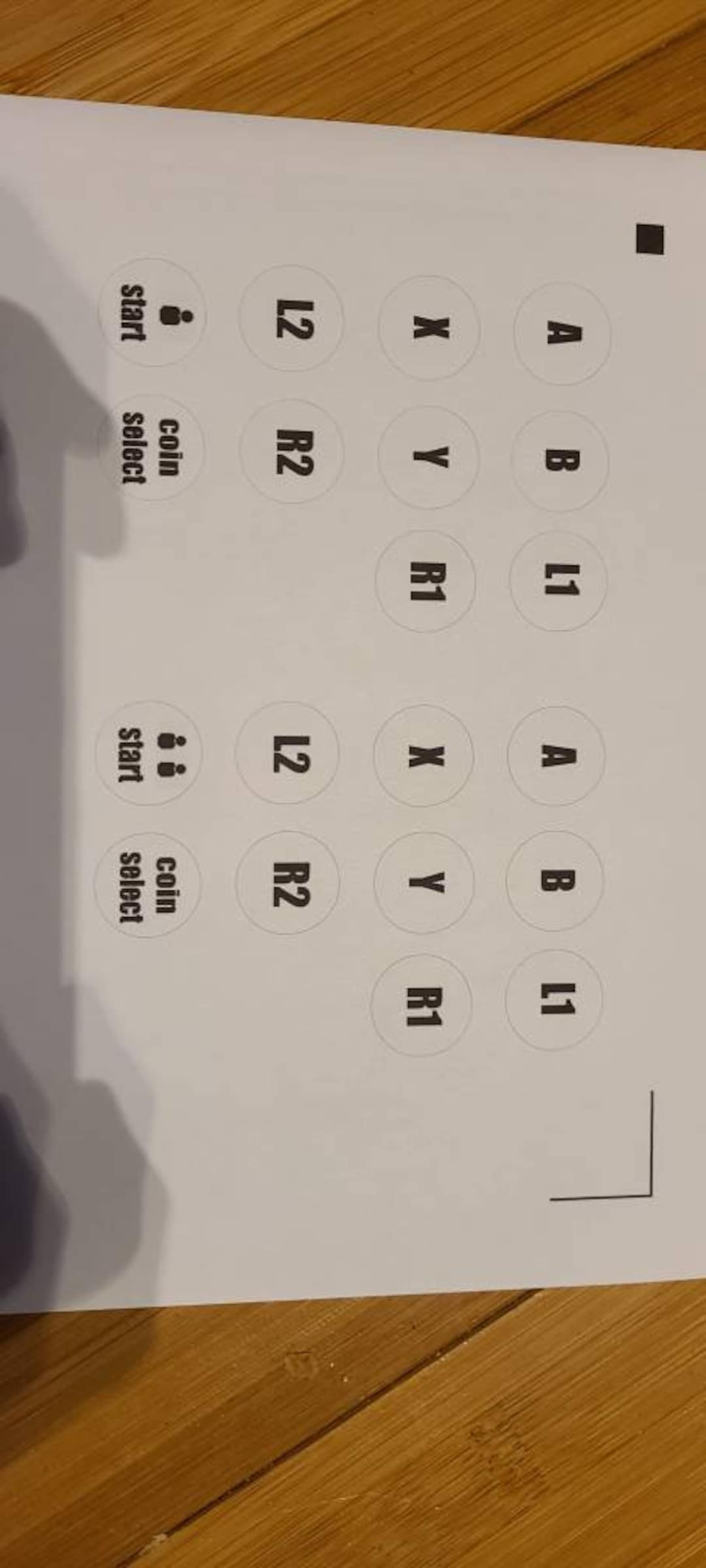 Arcade Button Inserts (1 up Arcade Mod) - Etsy