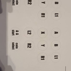 Arcade Button Inserts (1 up Arcade Mod) - Etsy