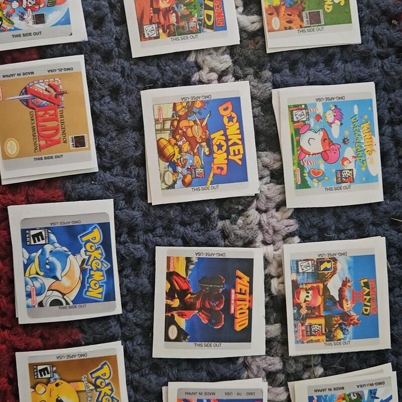 Game Boy Cartridge Art - Etsy