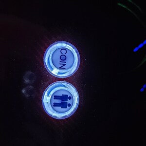 Arcade Button Inserts (1 up Arcade Mod) - Etsy