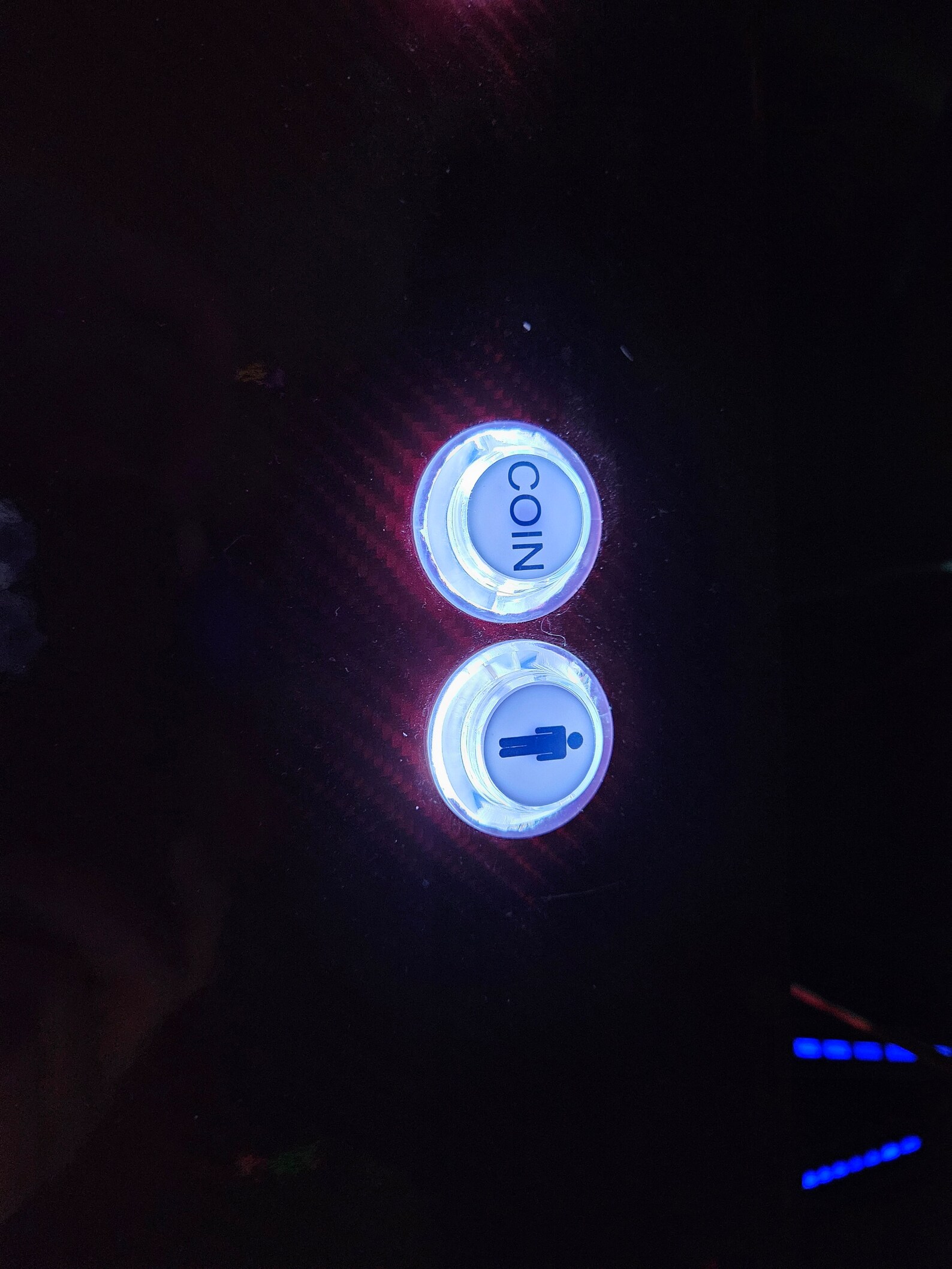 Arcade Button Inserts (1 up Arcade Mod) - Etsy