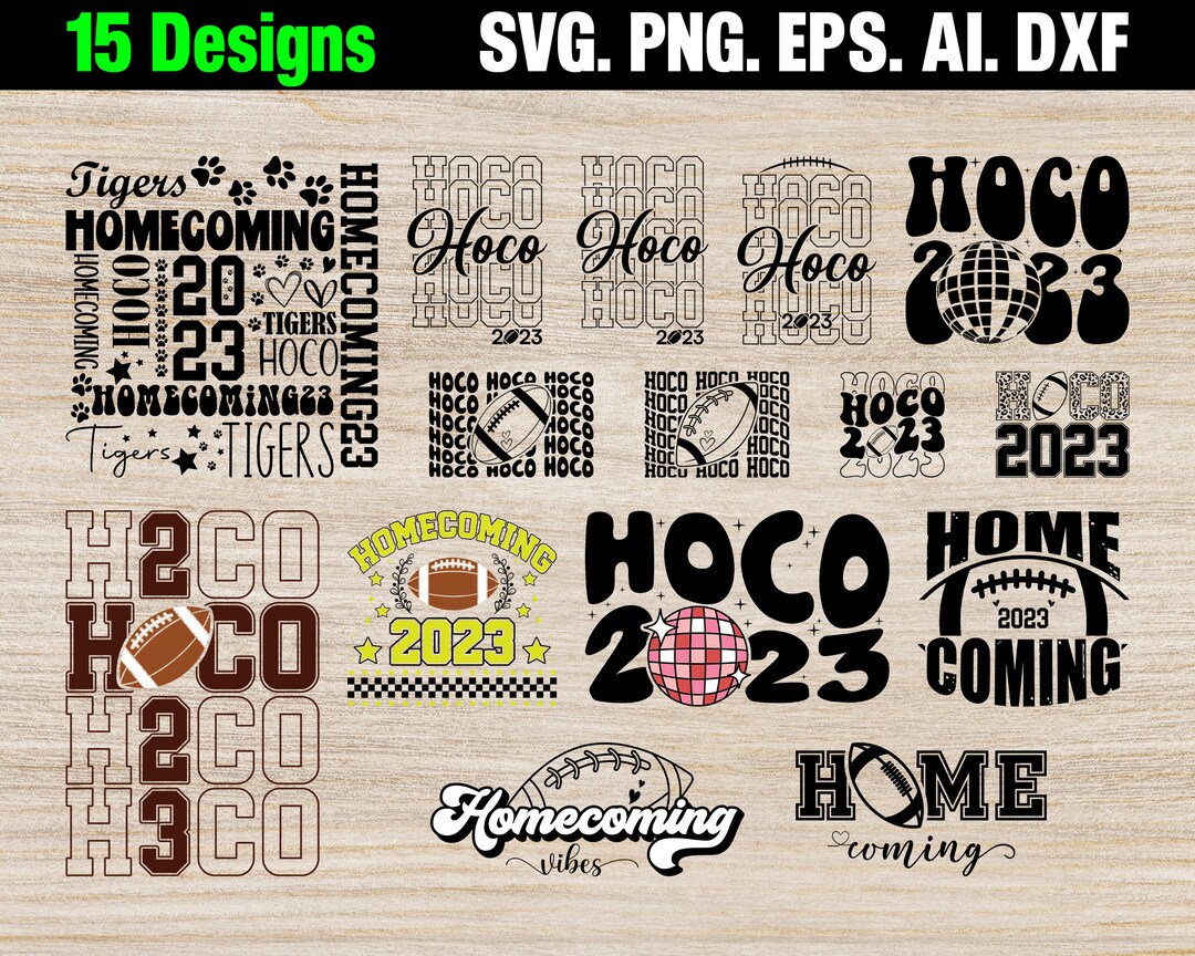 Hoco 2023 Bundle SVG Homecoming 2023 Svg Reunion Svg Hoco - Etsy Canada