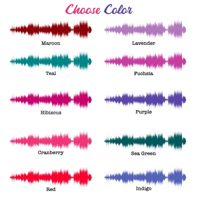 Rainbow Soundwave Art Custom Sound Wave Print 3D Soundwave - Etsy