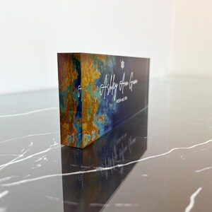 Ship Captain Name Sign - Nautical Desk Name Plate - Sea and Land ...