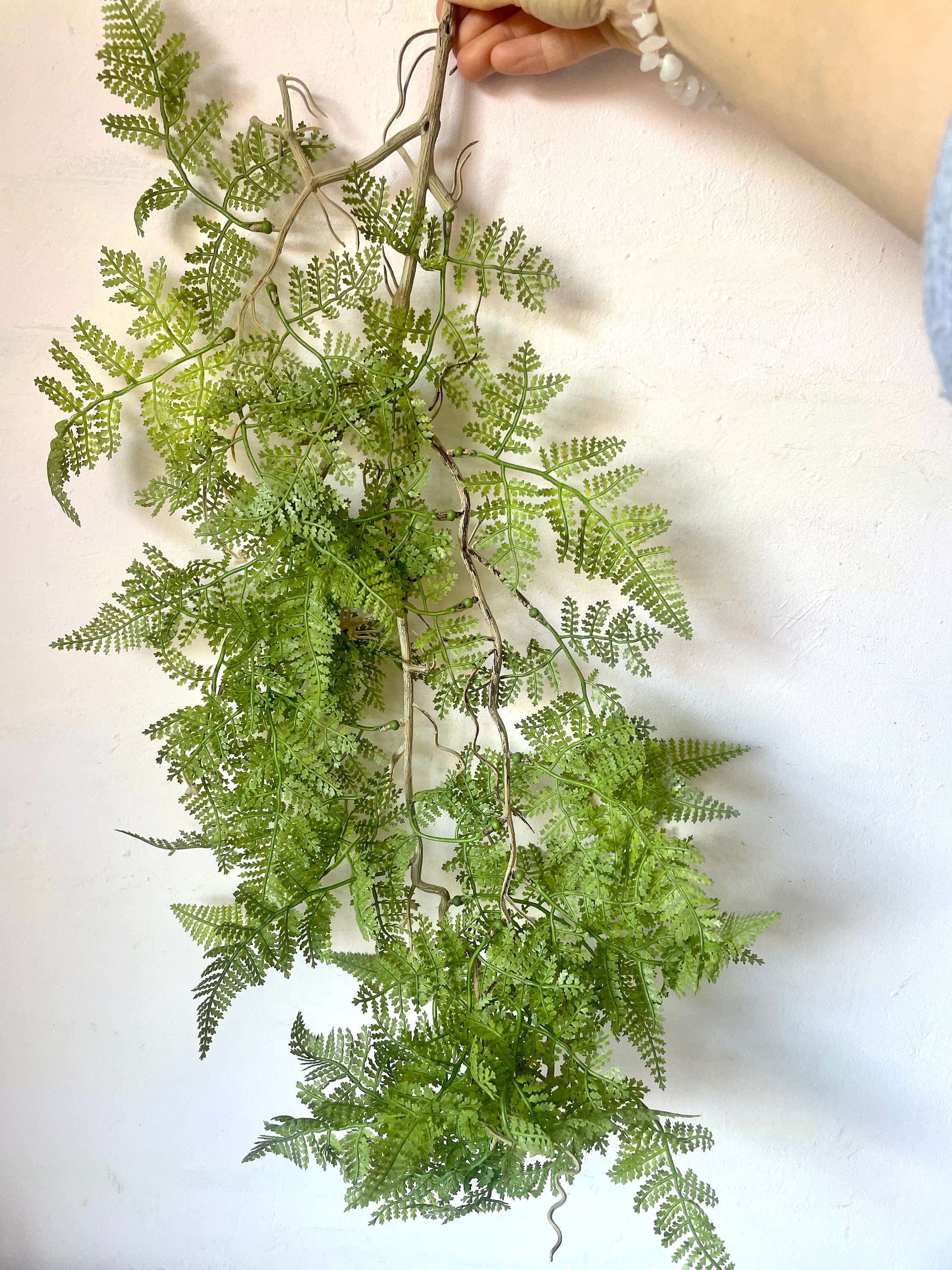 Artificial Trailing Fern, High Quality Fern Garland 90 Cm, Faux Hanging ...